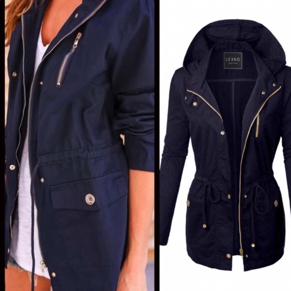 Jackets & Coats | New Navy Anorak Utility Jacket | Poshmark